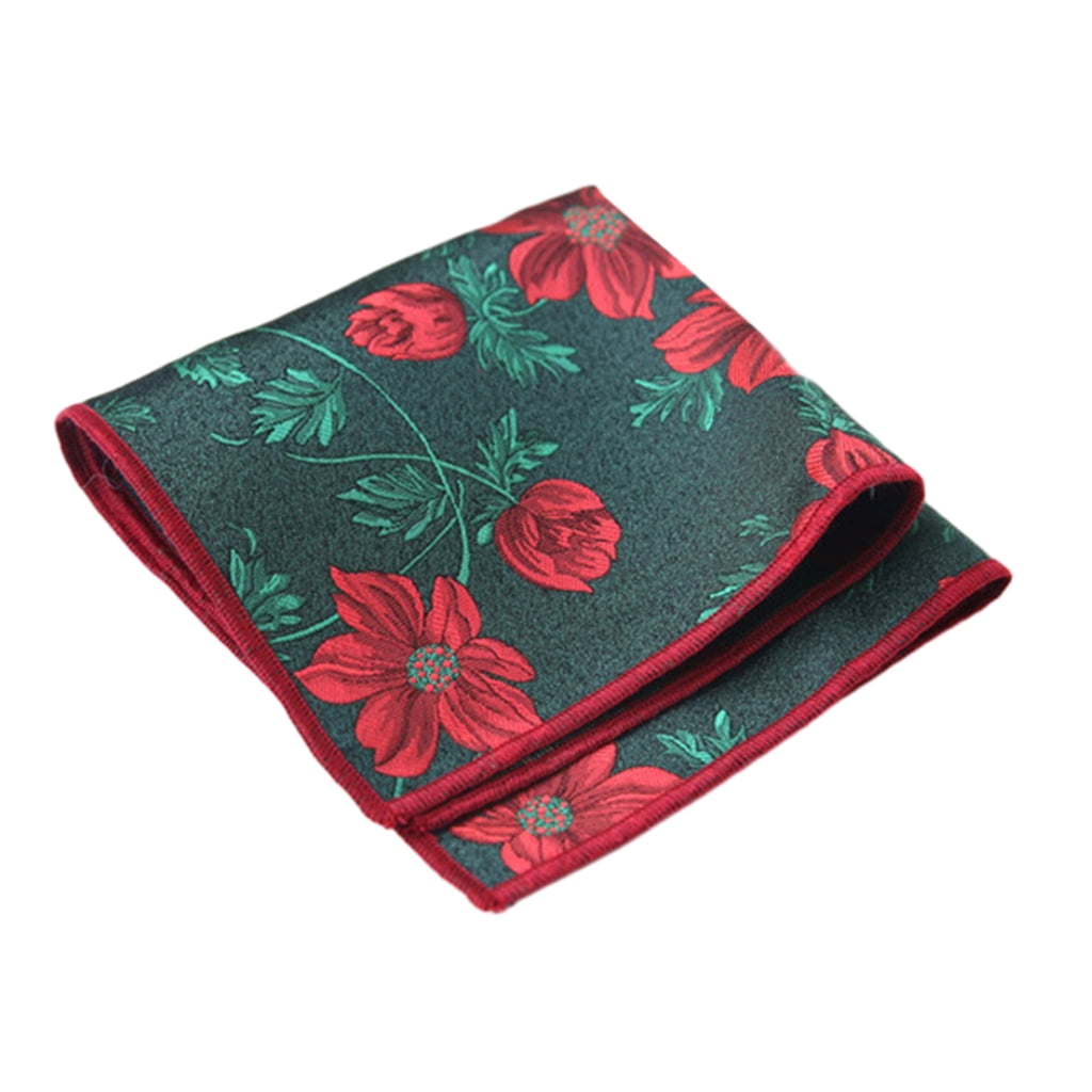 Adult Colorful Handkerchief Floral Pattern Super Soft Washable Hanky ...