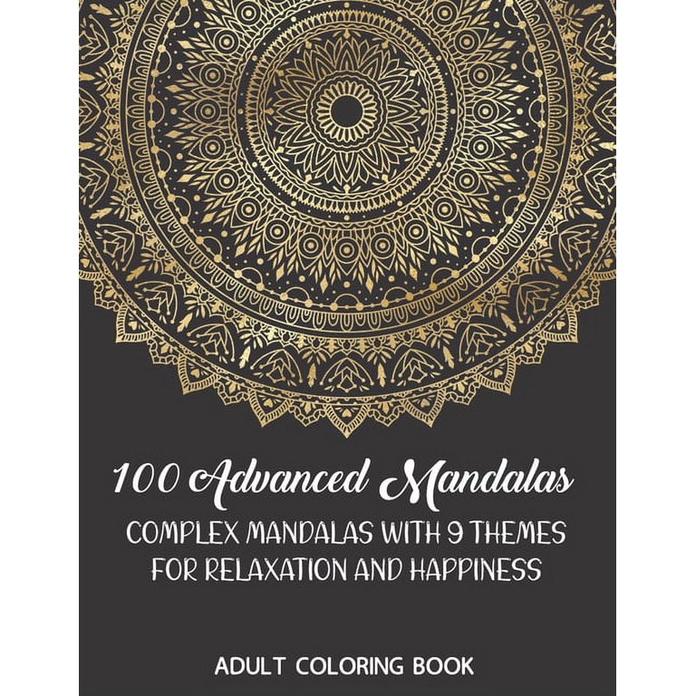 complex adult coloring book