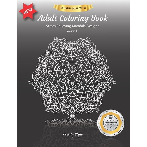 Adult Coloring Book Adult Coloring Book: Stress Relieving Mandala ...