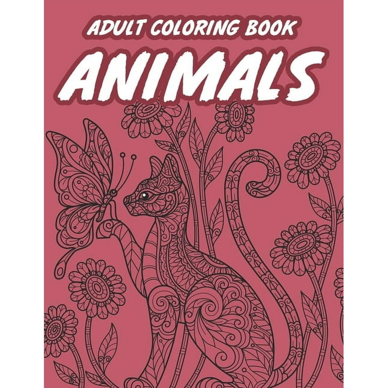 animal pattern coloring book