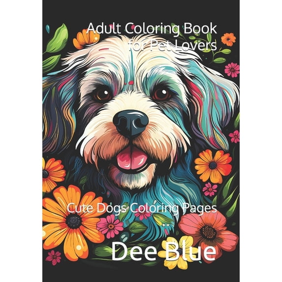 Adult Coloring Book Bundle: Dogs, Butterflies and Dinosaurs: Adult ...