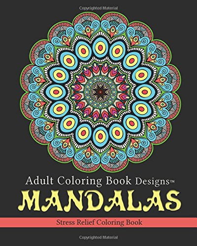 Pre-Owned Adult Coloring Book Designs: Mandalas: Stress Relief Coloring ...