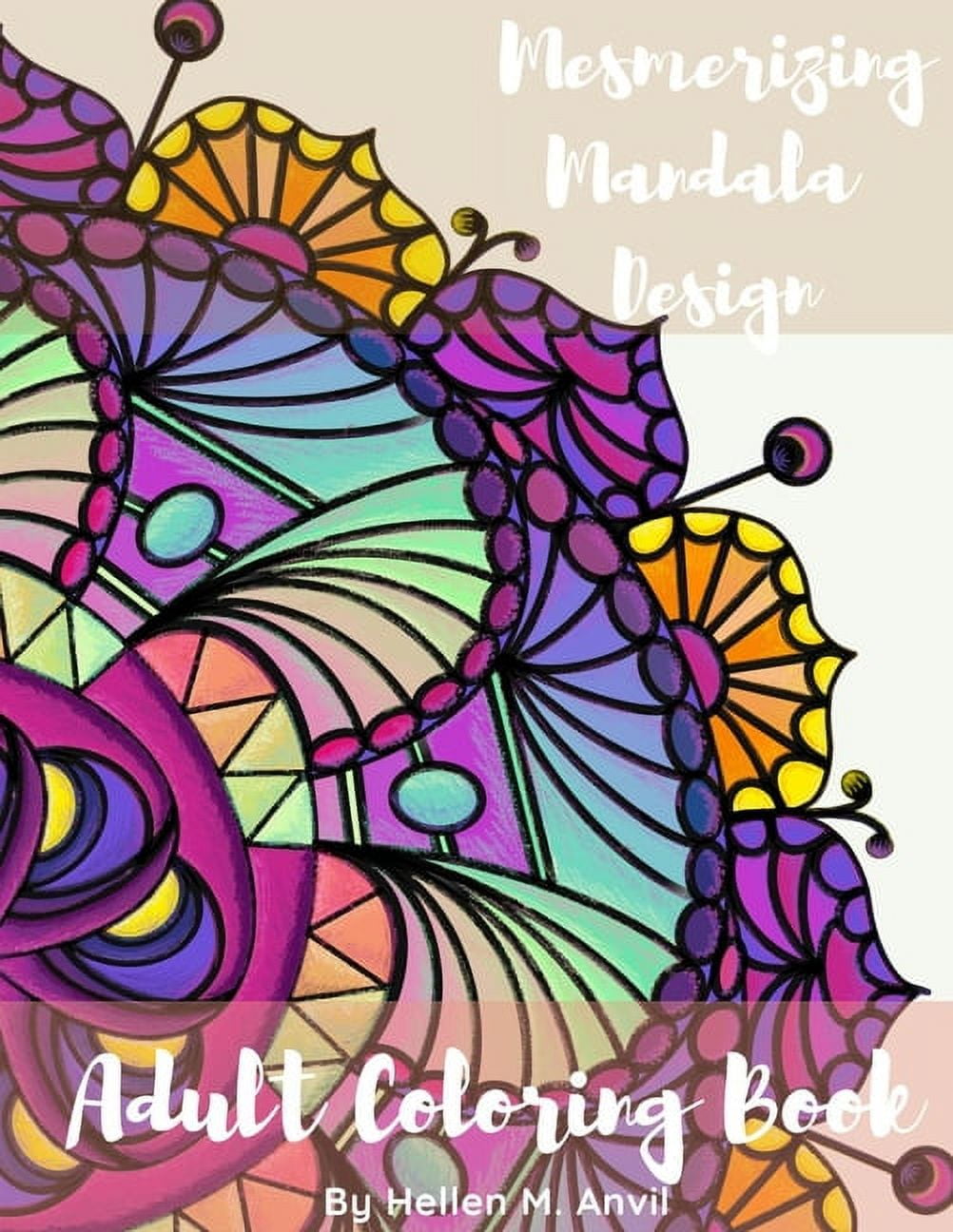 Adult Coloring Book - Mesmerizing Mandala Design: Adult Coloring Books ...