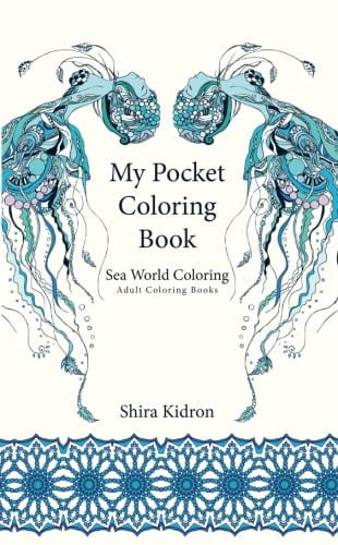 Pre-Owned Adult Coloring Book: My Pocket Coloring Book - Sea World ...