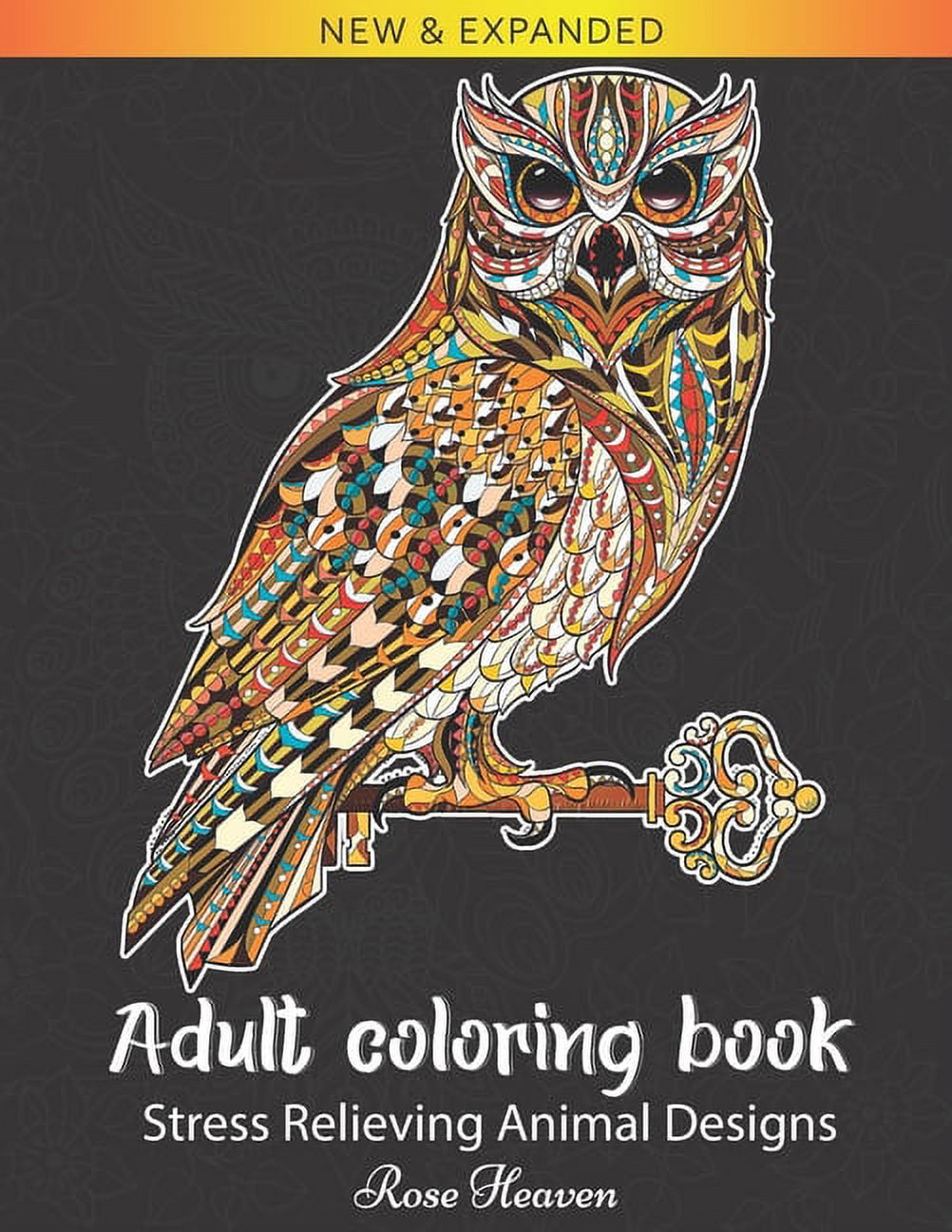 Adult Coloring Book: Stress Relieving Designs to Color, Relax and ...