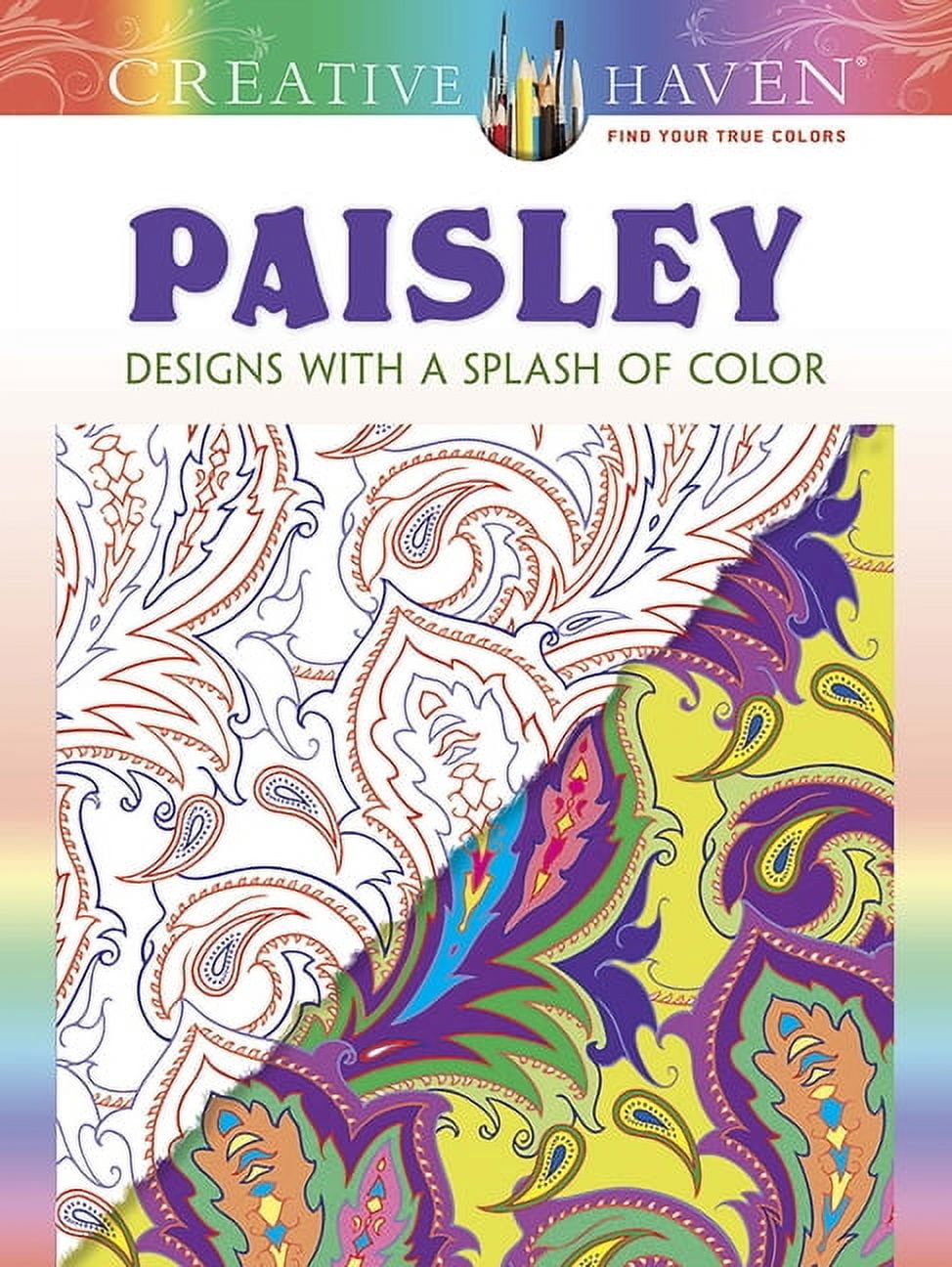 Adult Coloring Books: Art & Design Creative Haven Paisley: Designs with ...