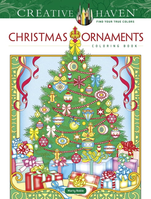 Adult Coloring Books: Christmas: Creative Haven Christmas Ornaments ...