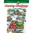 Adult Coloring Books: Christmas: Creative Haven Country Christmas ...