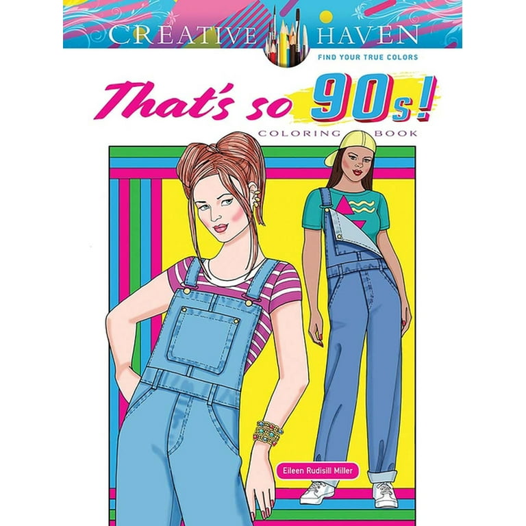 90s cartoon adult coloring pages