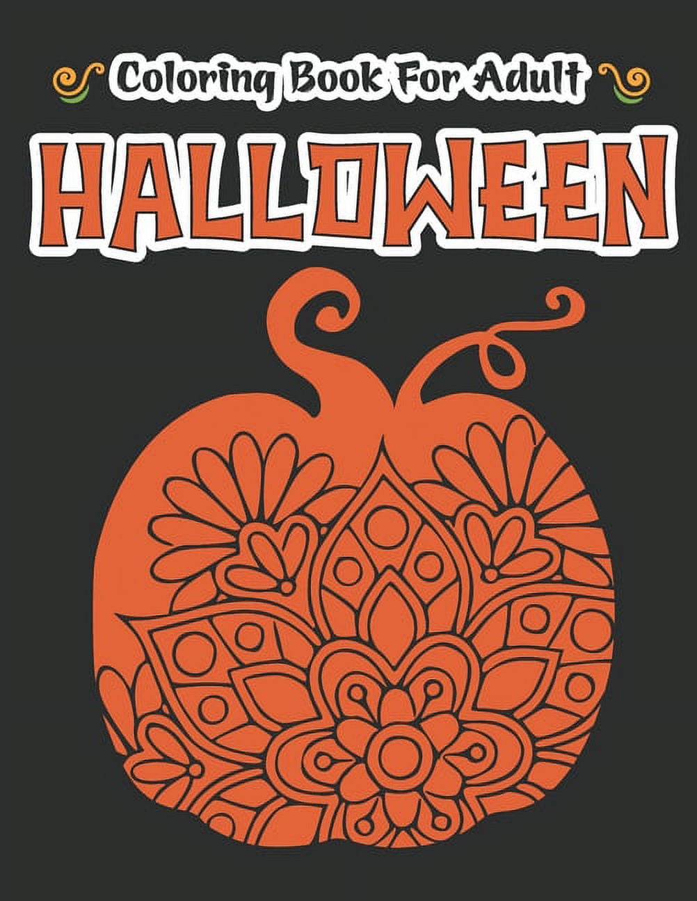 Adult Coloring Books : Mandala Halloween Coloring Book for Adults ...