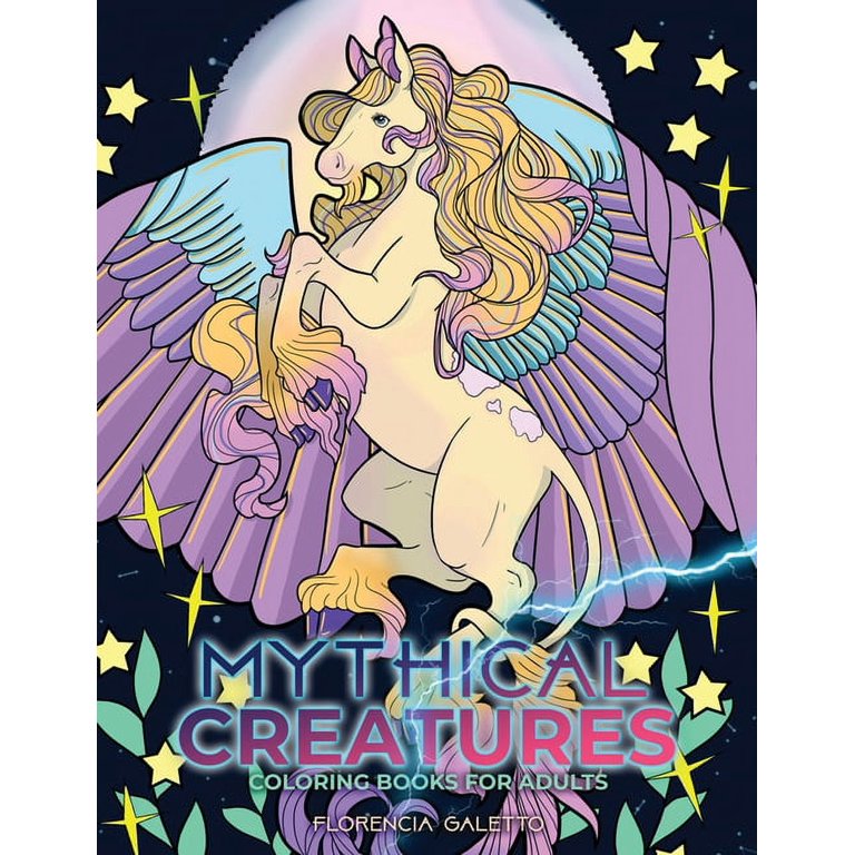 mythological creatures coloring book