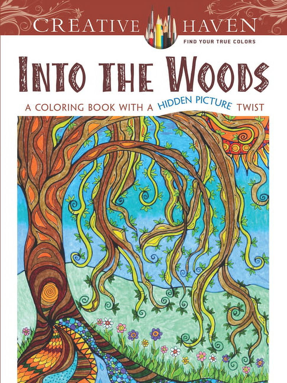 Adult Coloring Books: Nature: Creative Haven: Into the Woods: A ...
