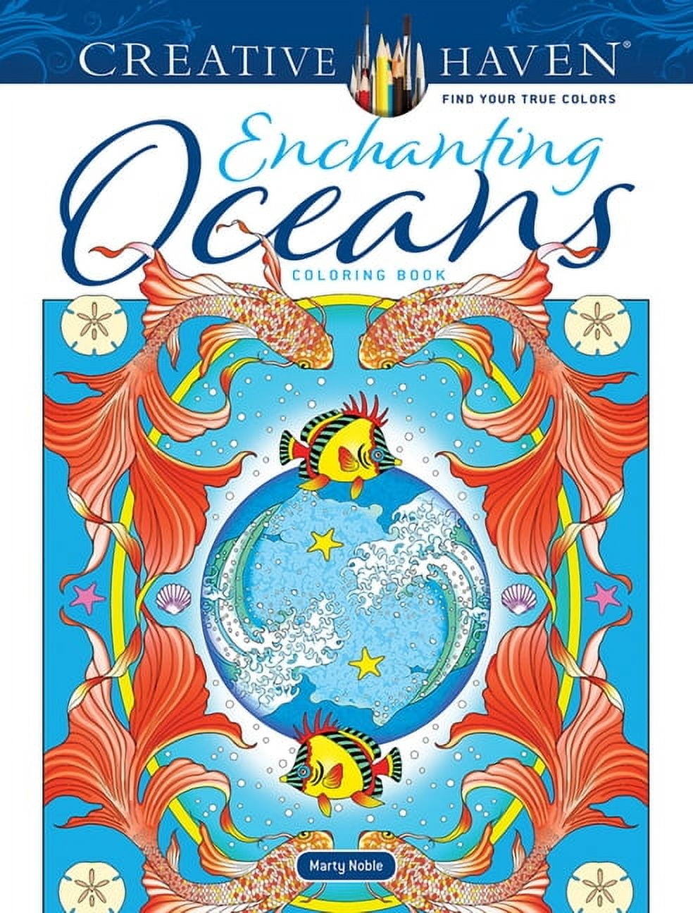 Adult Coloring Books: Sea Life Creative Haven Enchanting Oceans ...