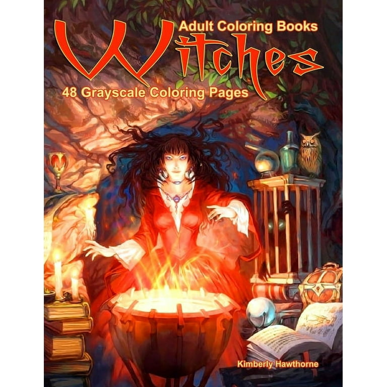 wicca coloring pages