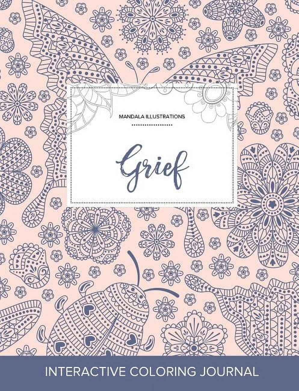 Adult Coloring Journal: Grief (Mandala Illustrations, Ladybug ...