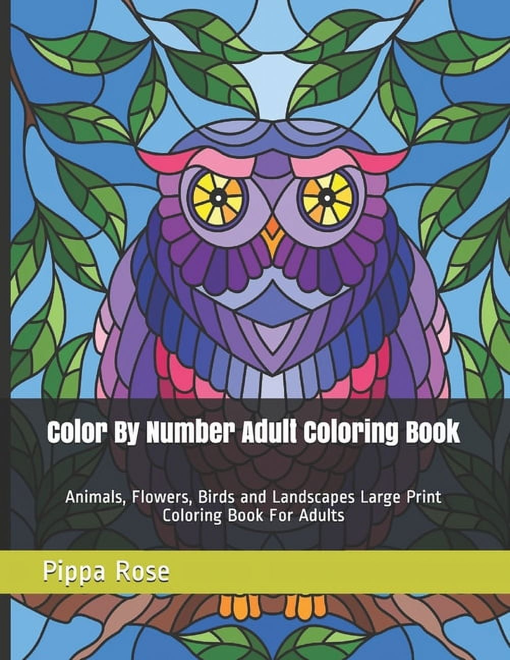 Adult Coloring by Numbers Books Color By Number Adult Coloring Book ...