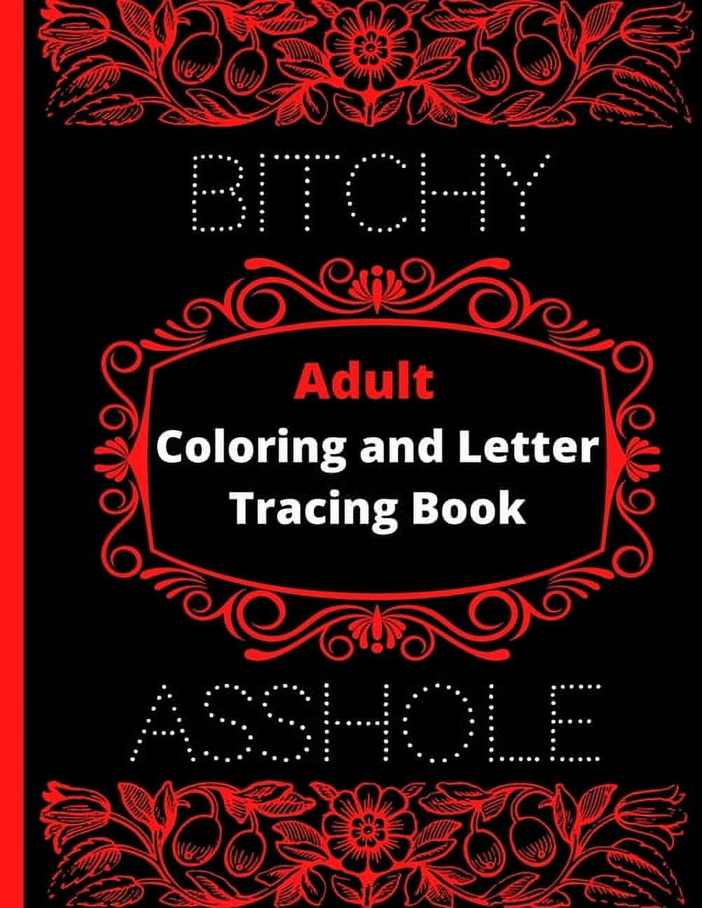 Adult Coloring and Letter Tracing Book (Paperback) - Walmart.com