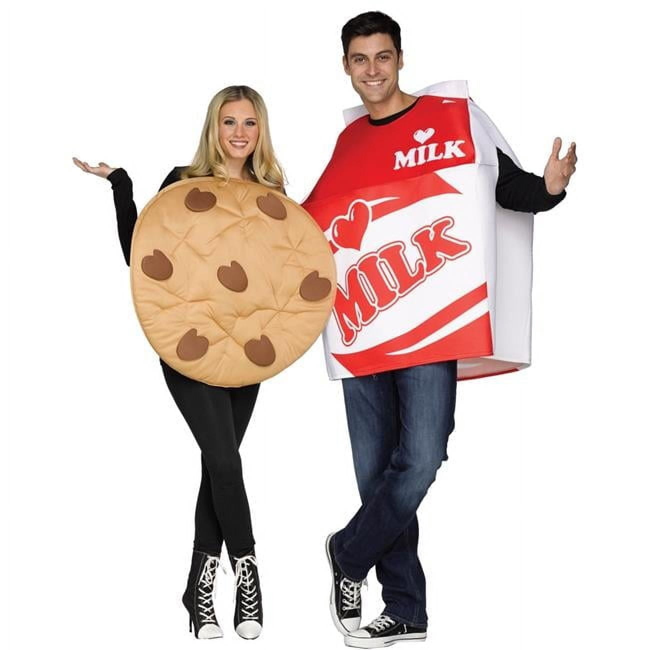 Free Shipping! Adult Cookies and Milk Costume Standard - Walmart.com ...