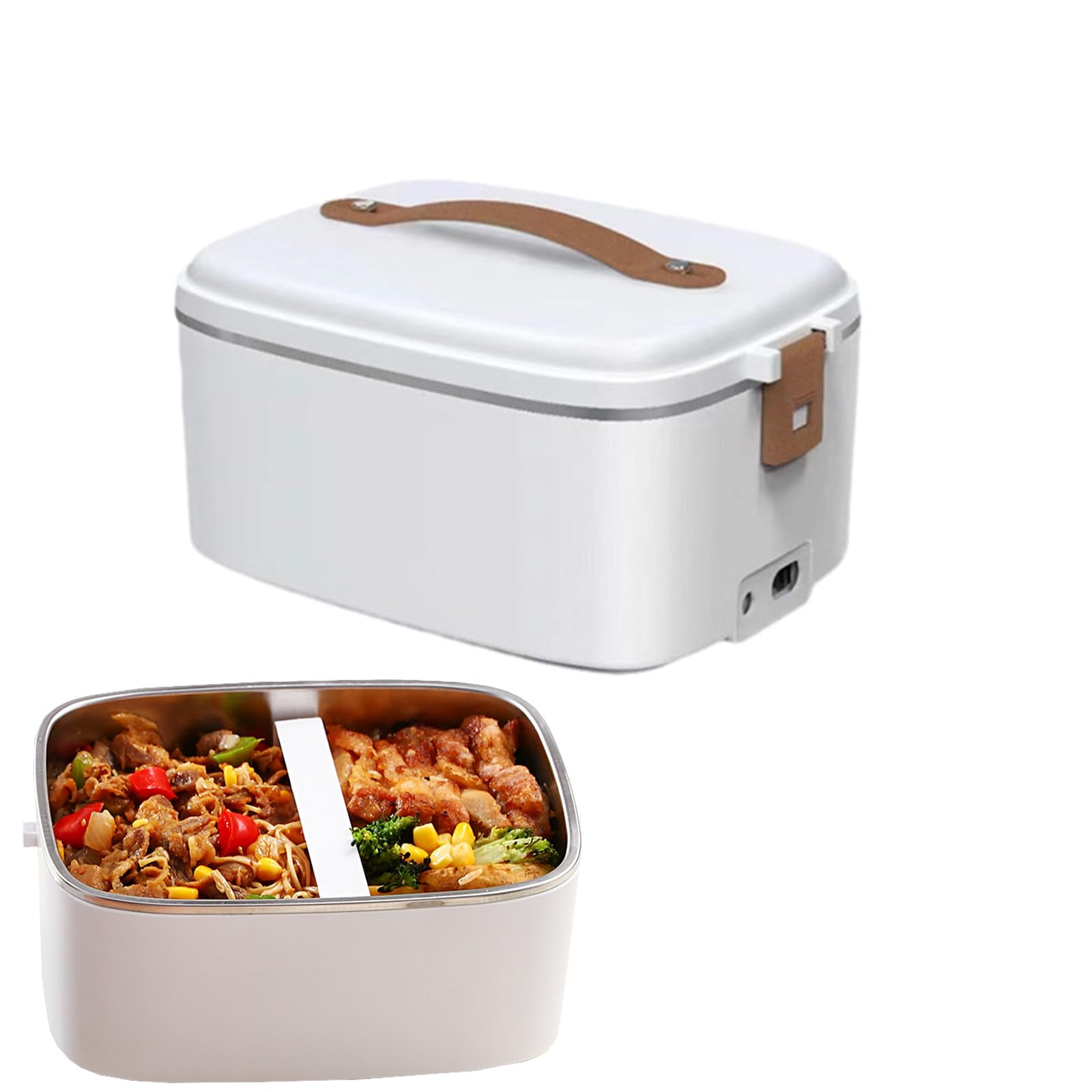 Adult Cordless Electric Lunch Box, 1.8 L Large Capacity, Rechargeable ...