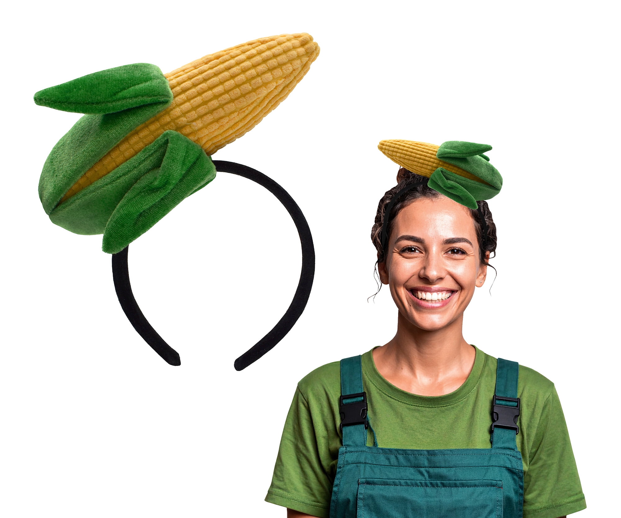 Adult Corn Cob Hat Funny Food Truck Halloween Harvest Farmer Costume ...