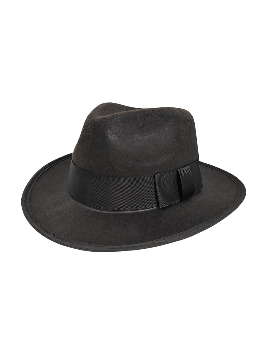 Nicky Bigs Novelties Adult Cosplay Adventurer Fedora Hat Mobster Felt ...