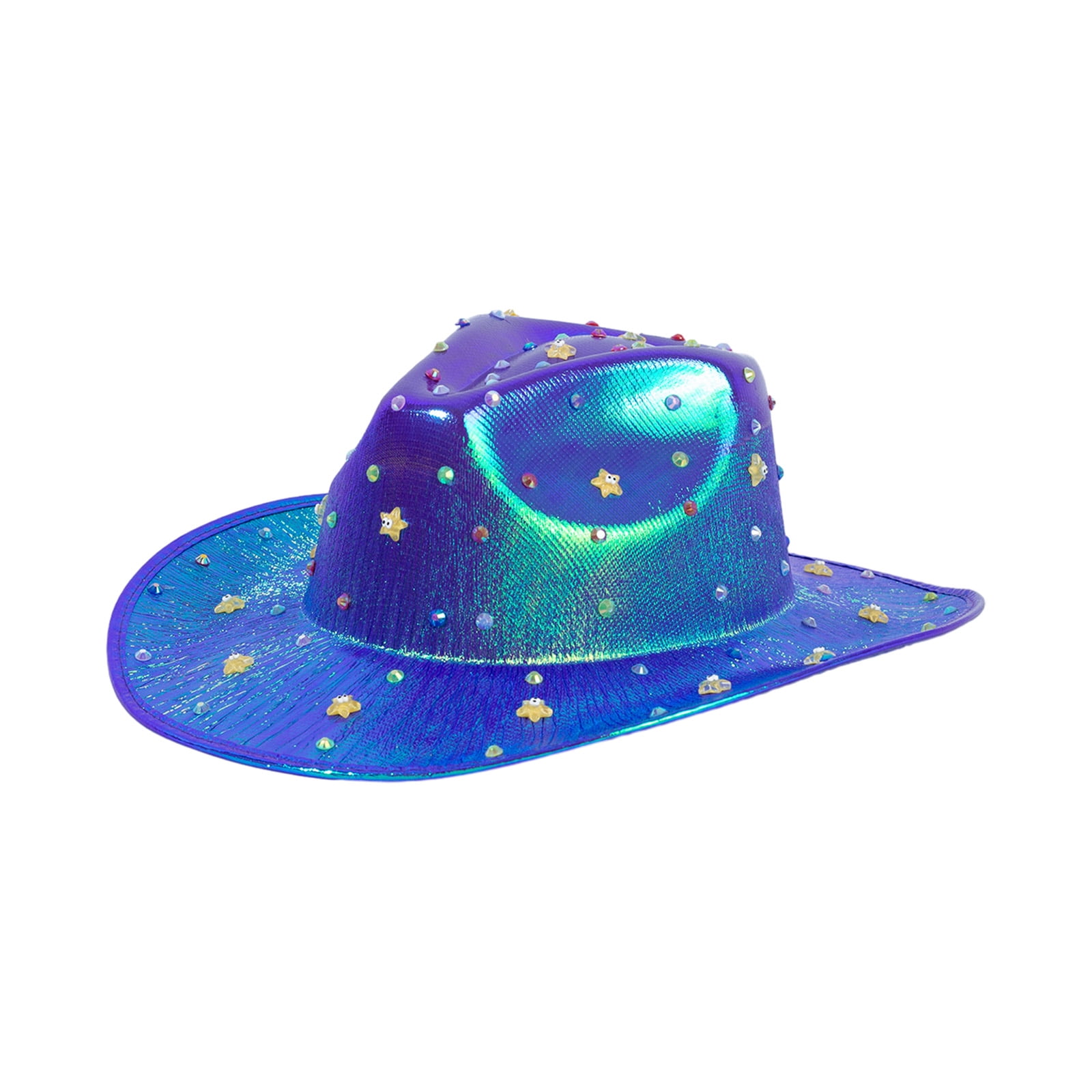 Adult Cowboy Hat with Color Zircon for Woman Western Cowboy Hat Model ...