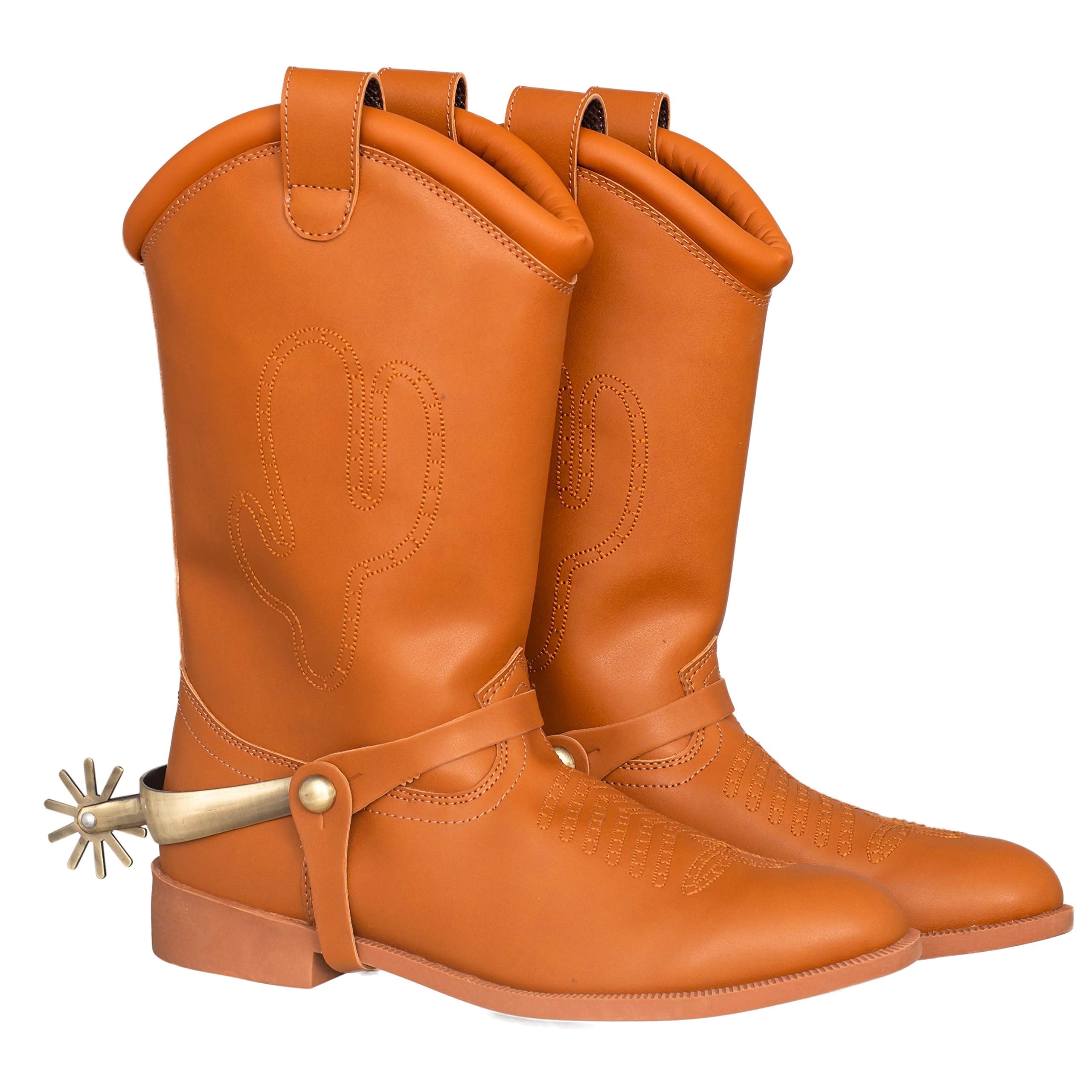 Adult Cowboy Sheriff Accessory Cosplay Deluxe Halloween Costume Brown ...