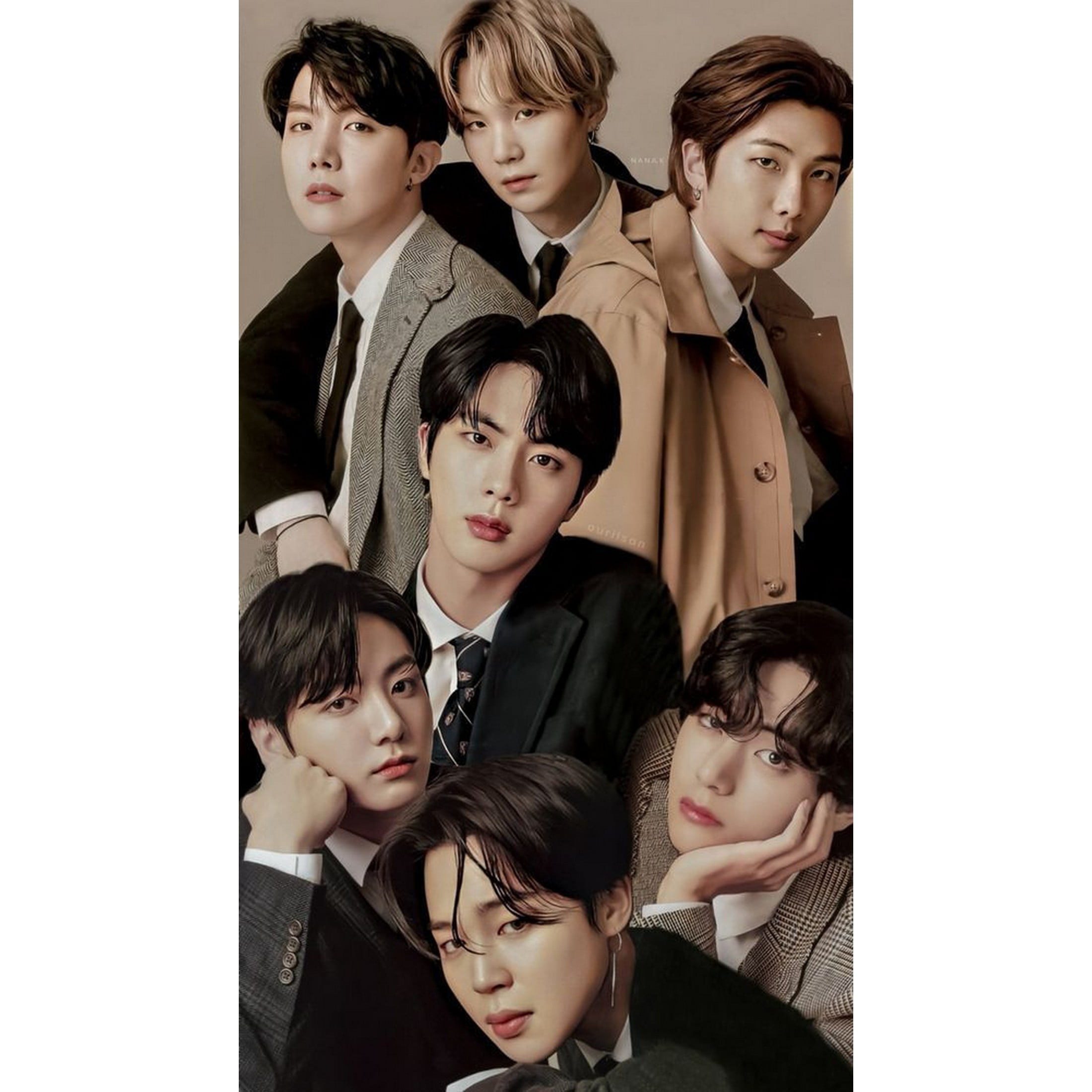 Adult DIY 5D Diamond Painting Kit, BTS Series Art Round Diamond, Full ...