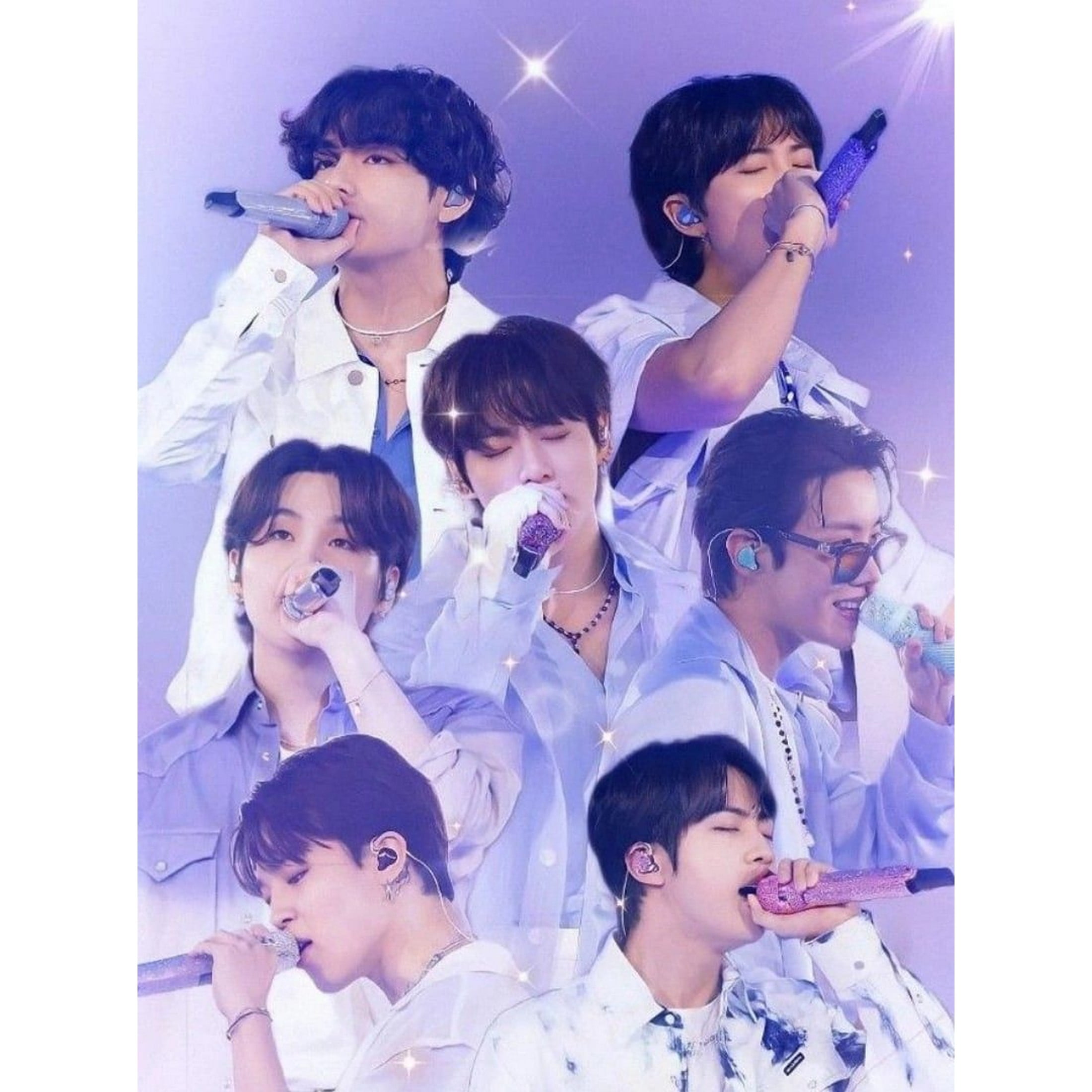 Adult DIY 5D Diamond Painting Kit, BTS Series Art Round Diamond, Full ...