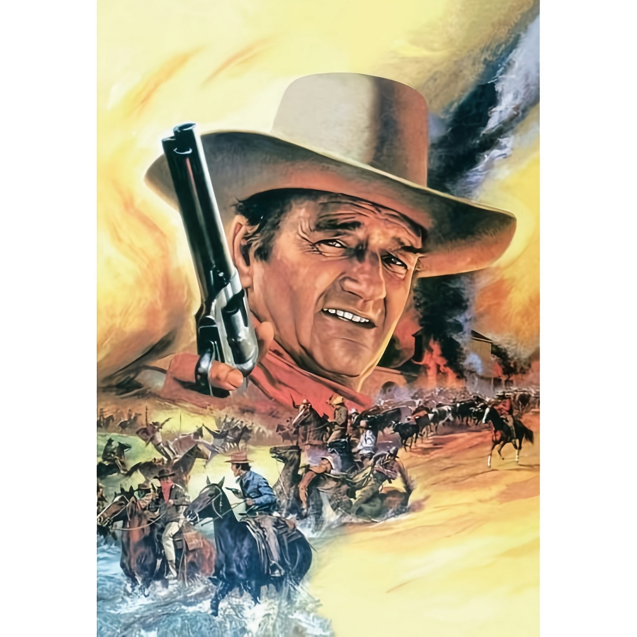 Adult DIY 5D Diamond Painting Kit, John Wayne Series Art Round Diamond ...