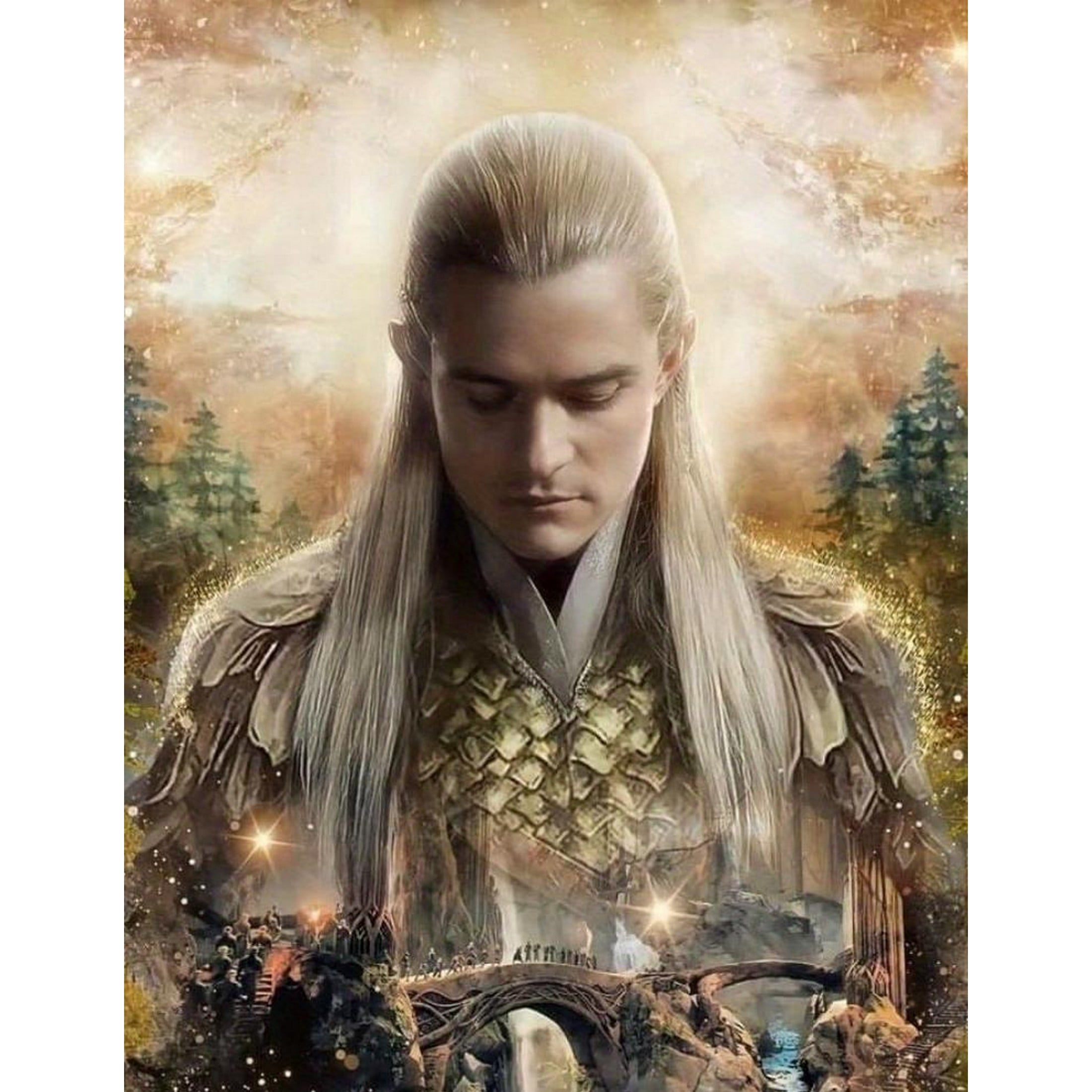 Adult DIY 5D Diamond Painting Kit, Lord of the Rings Series Art Round ...