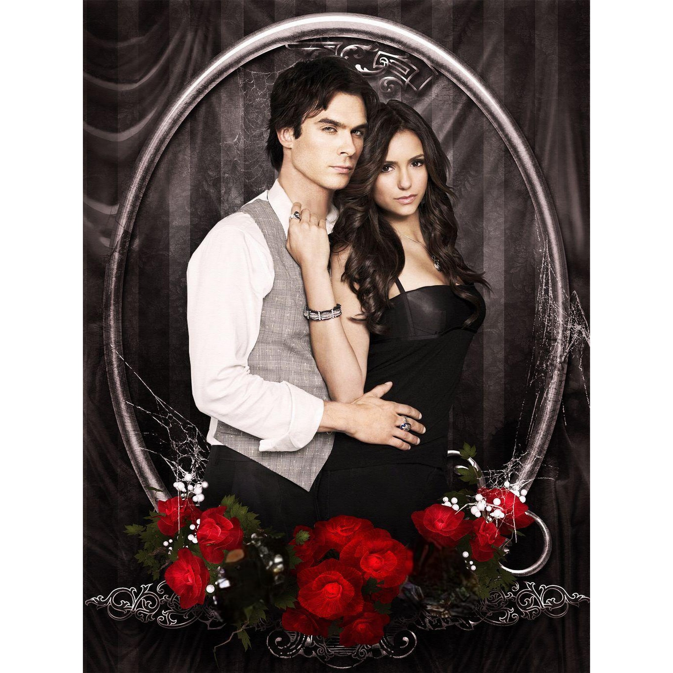 Adult DIY 5D Diamond Painting Kit, Vampire Diaries Series Art Round ...