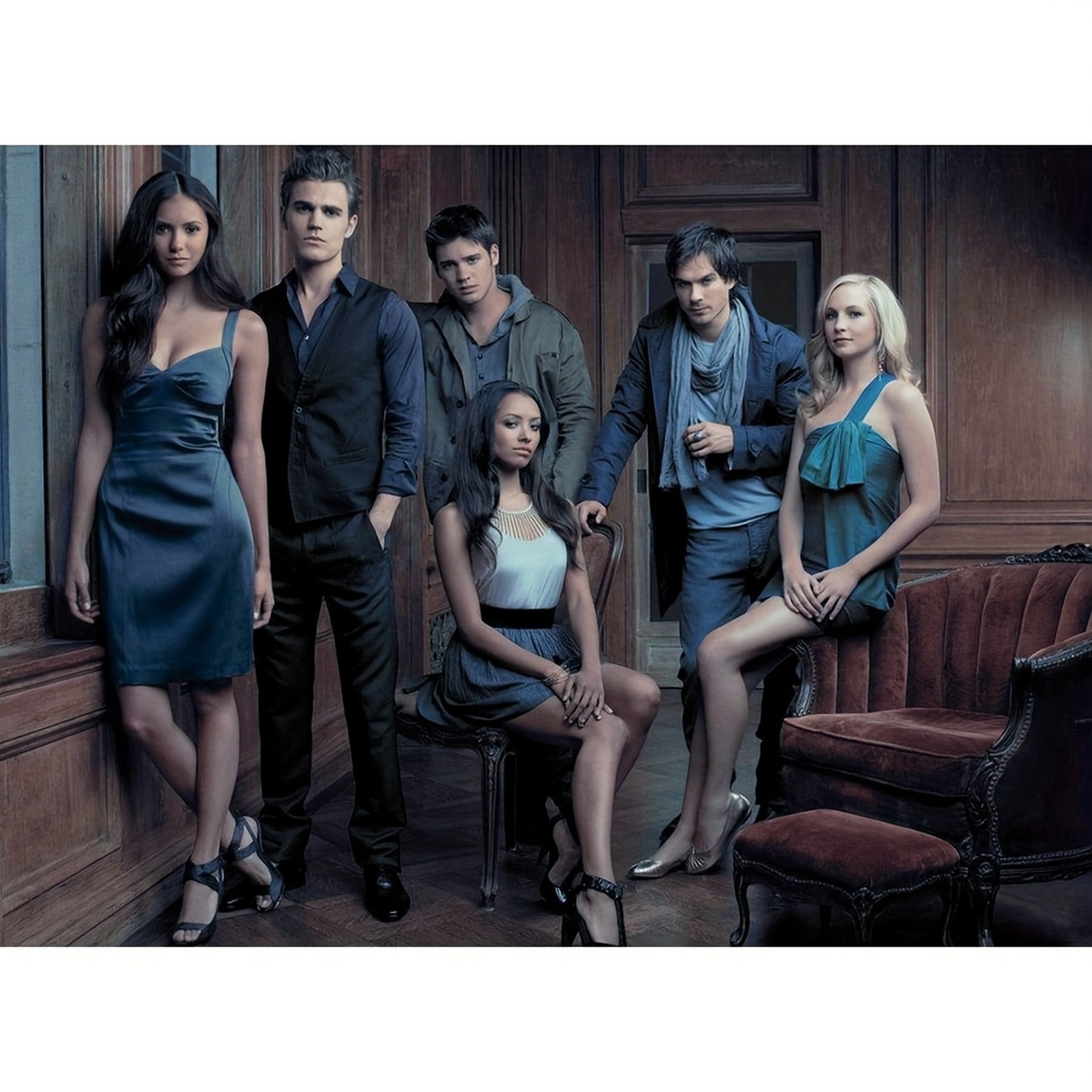 Adult DIY 5D Diamond Painting Kit, Vampire Diaries Series Art Round ...