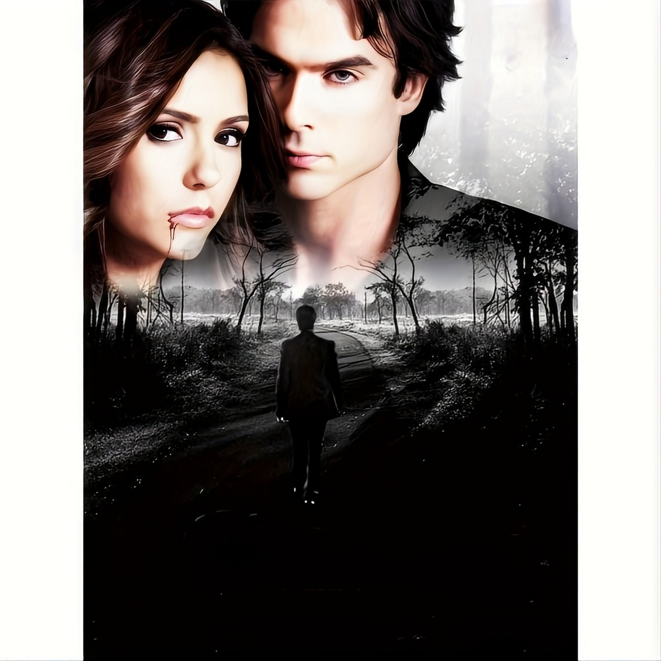 Adult DIY 5D Diamond Painting Kit, Vampire Diaries Series Art Round ...