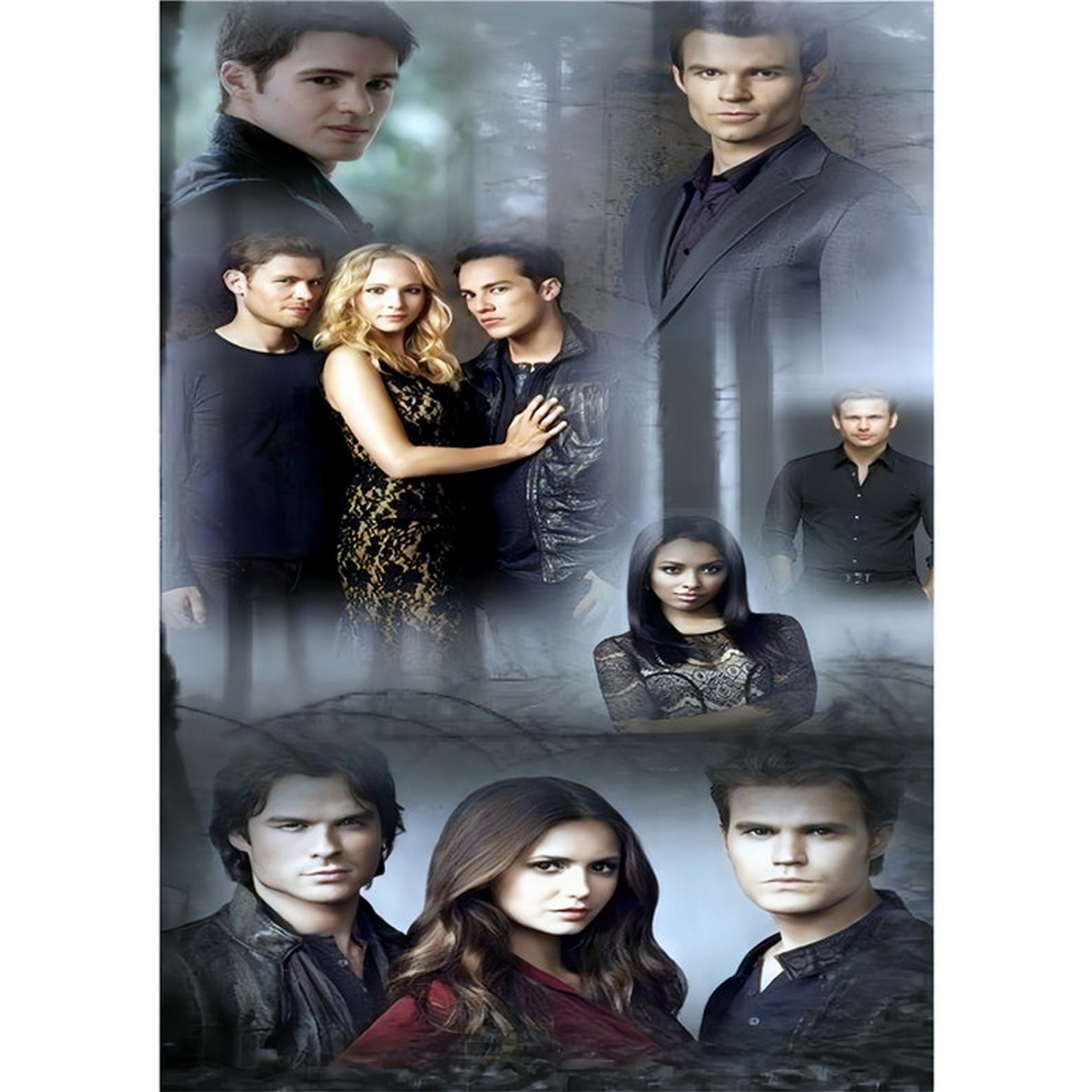Adult DIY 5D Diamond Painting Kit, Vampire Diaries Series Art Round ...