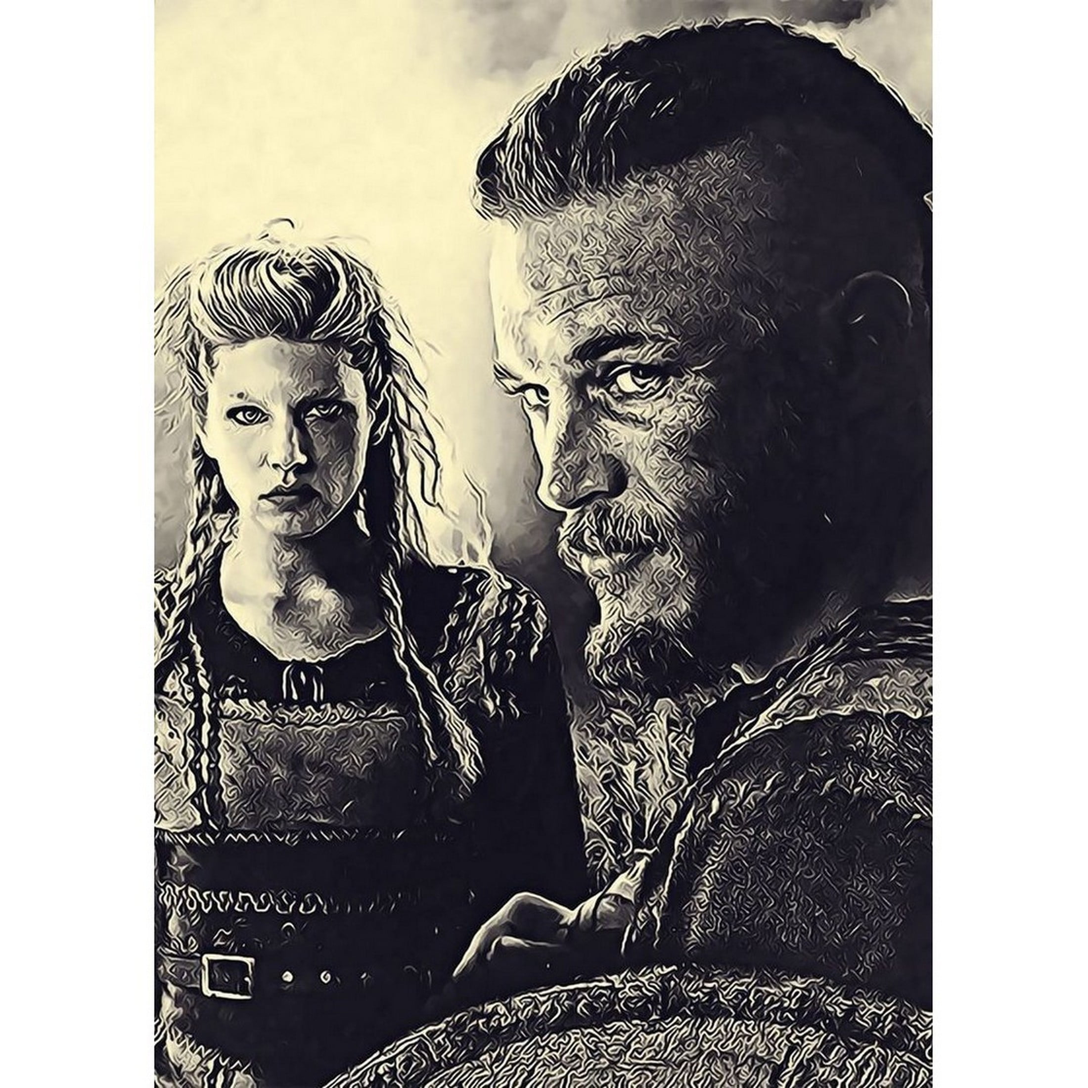 Adult DIY 5D Diamond Painting Kit, Viking Series Art Round Diamond ...