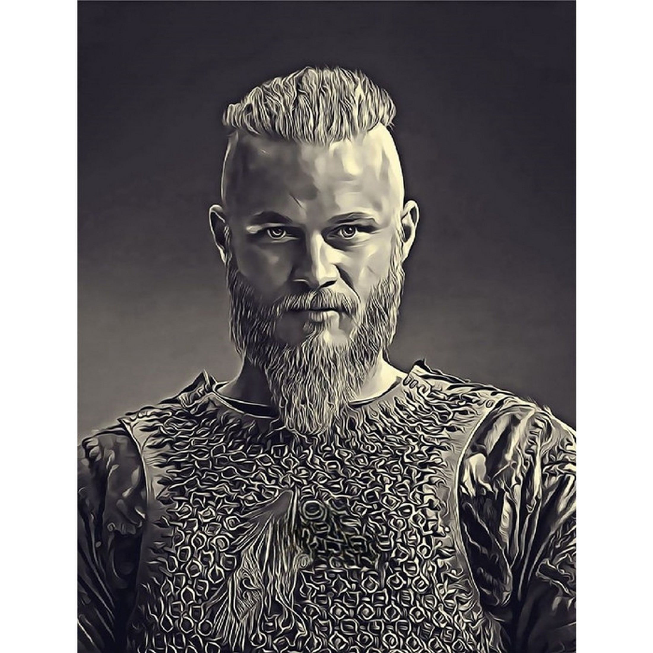 Adult DIY 5D Diamond Painting Kit, Viking Series Art Round Diamond ...