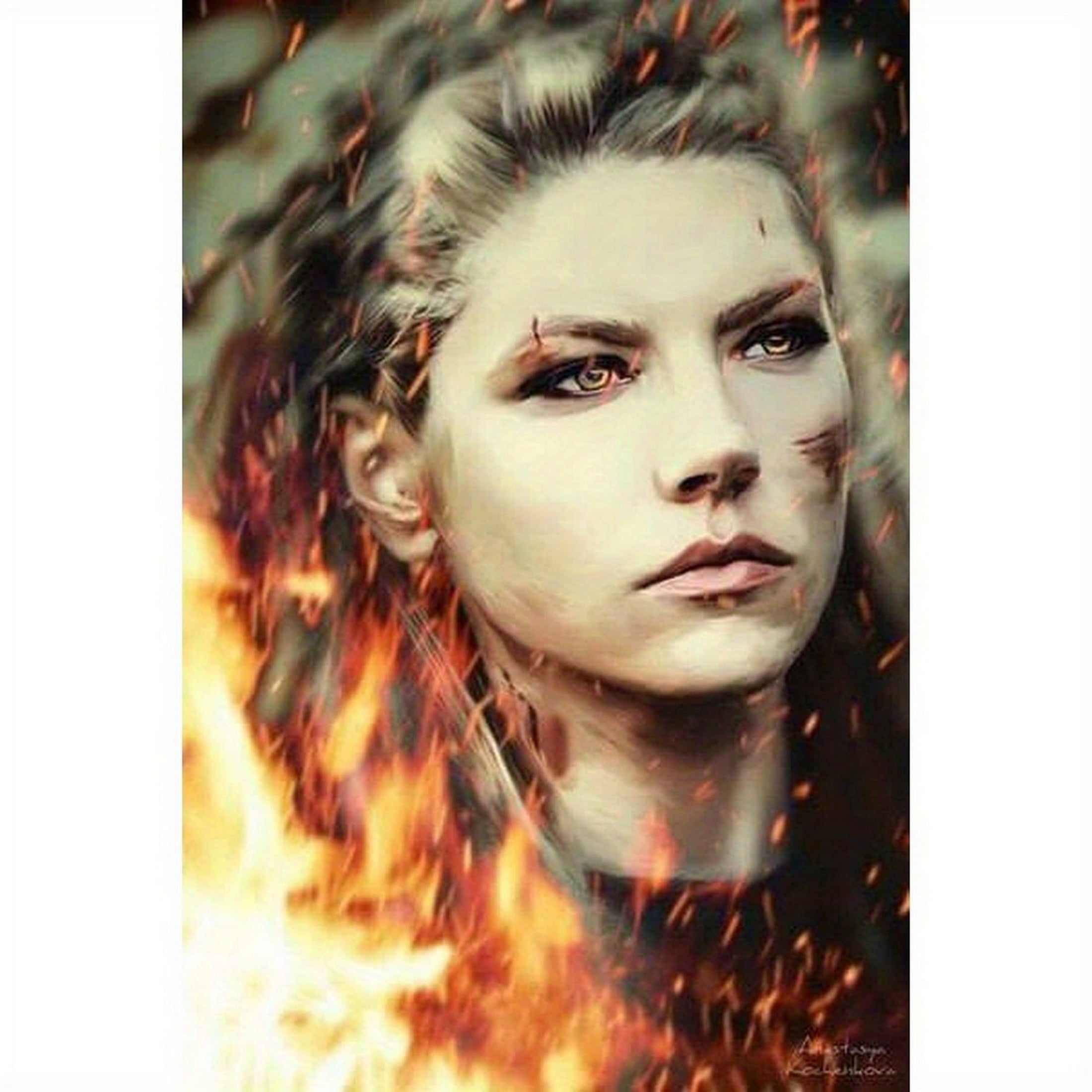 Adult DIY 5D Diamond Painting Kit, Viking Series Art Round Diamond ...