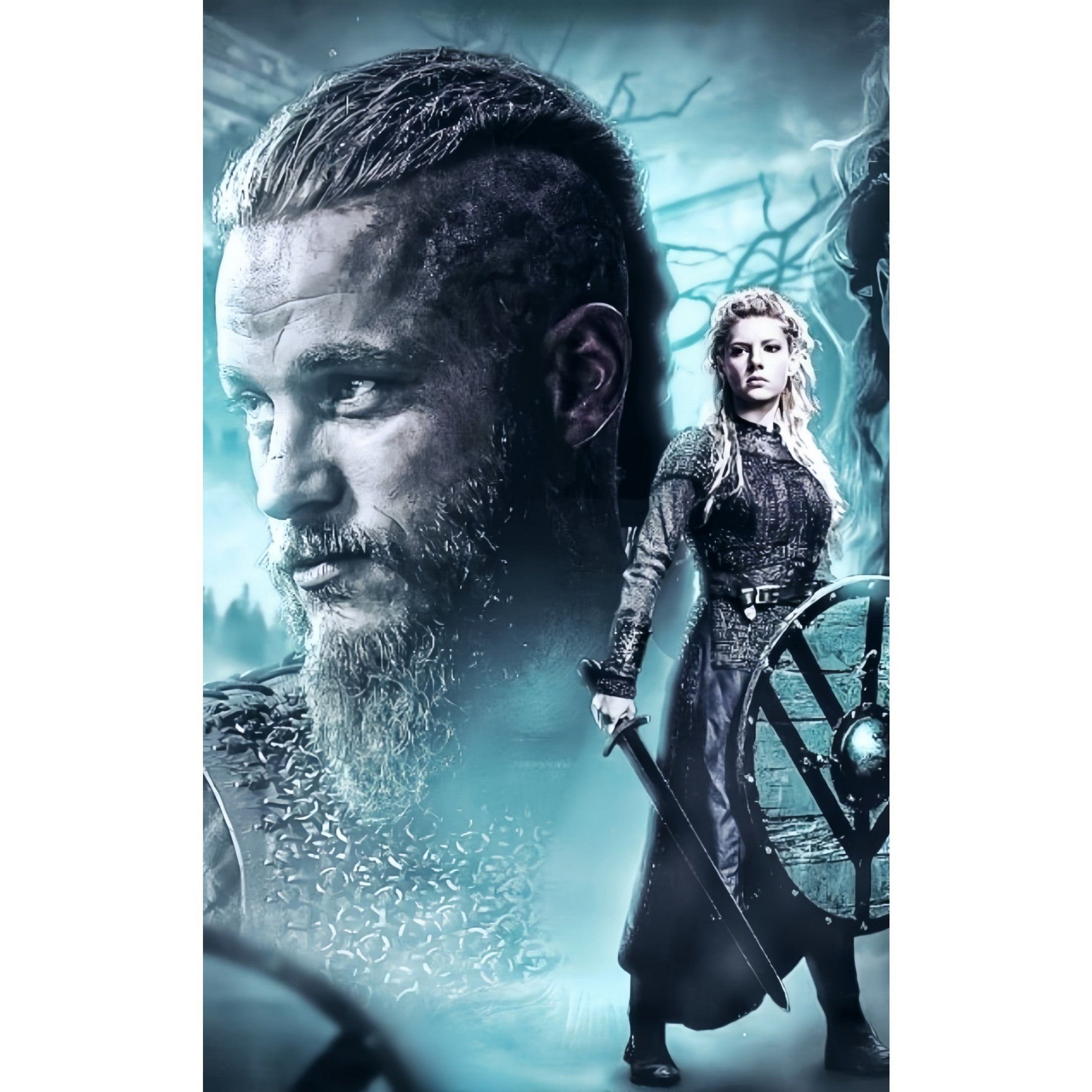 Adult DIY 5D Diamond Painting Kit, Viking Series Art Round Diamond ...