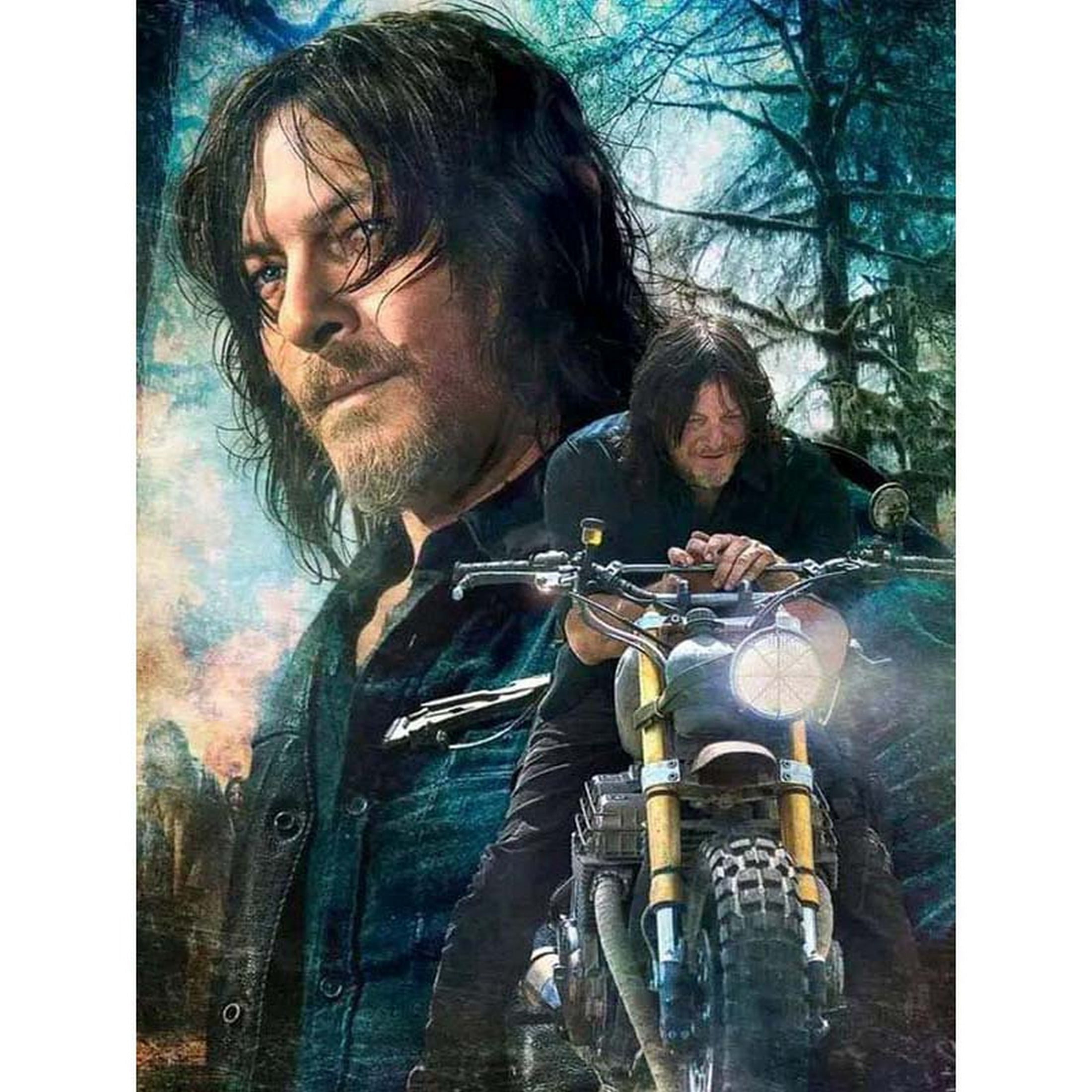 Adult DIY 5D Diamond Painting Kit, The Walking Dead Series Art Round ...