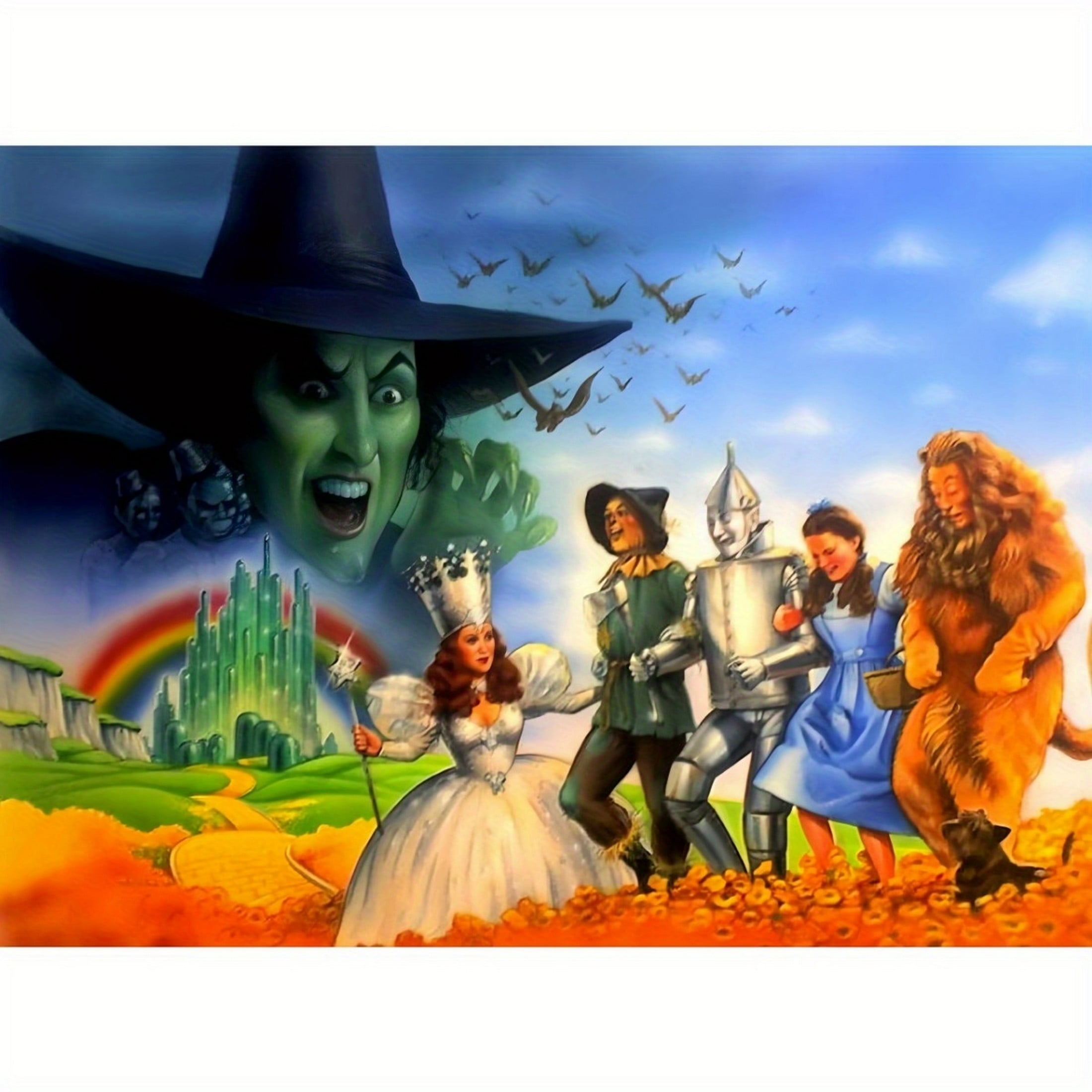 Adult DIY 5D Diamond Painting Kit, Wizard of Oz Series Art Round ...