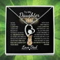 Adult Daughterfrom Dad, to My Daughter Necklace Proud of You, Old Lion ...