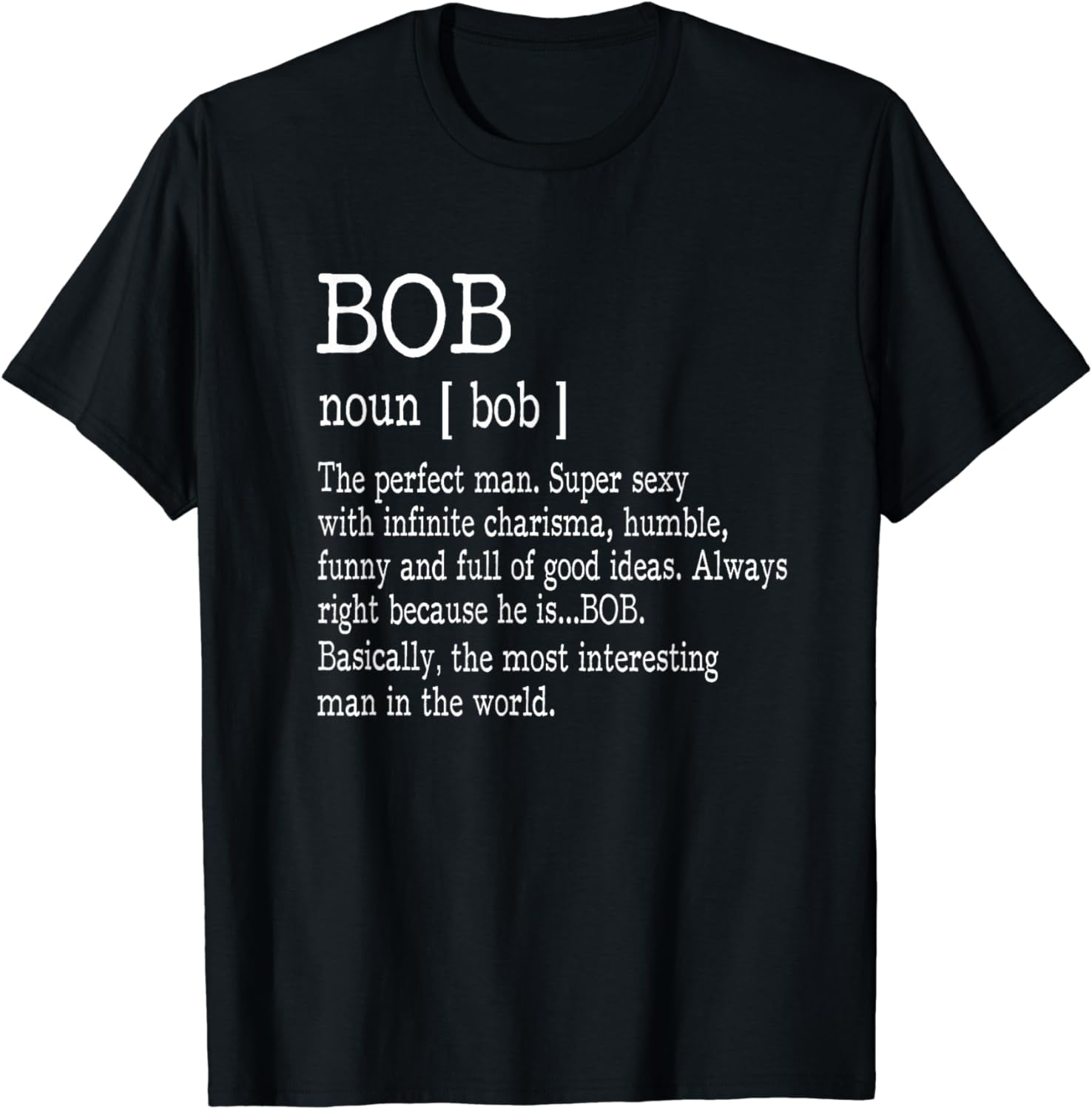 Adult Definition - First Name Bob Men T-Shirt Funny - Walmart.com