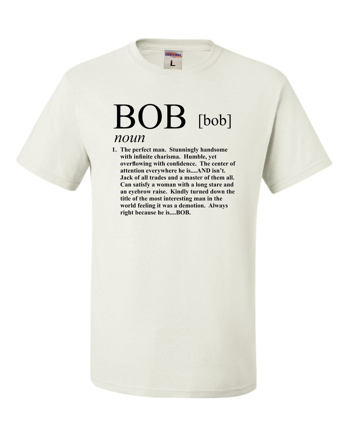 Adult Definition Of Bob Funny T-Shirt - Walmart.com