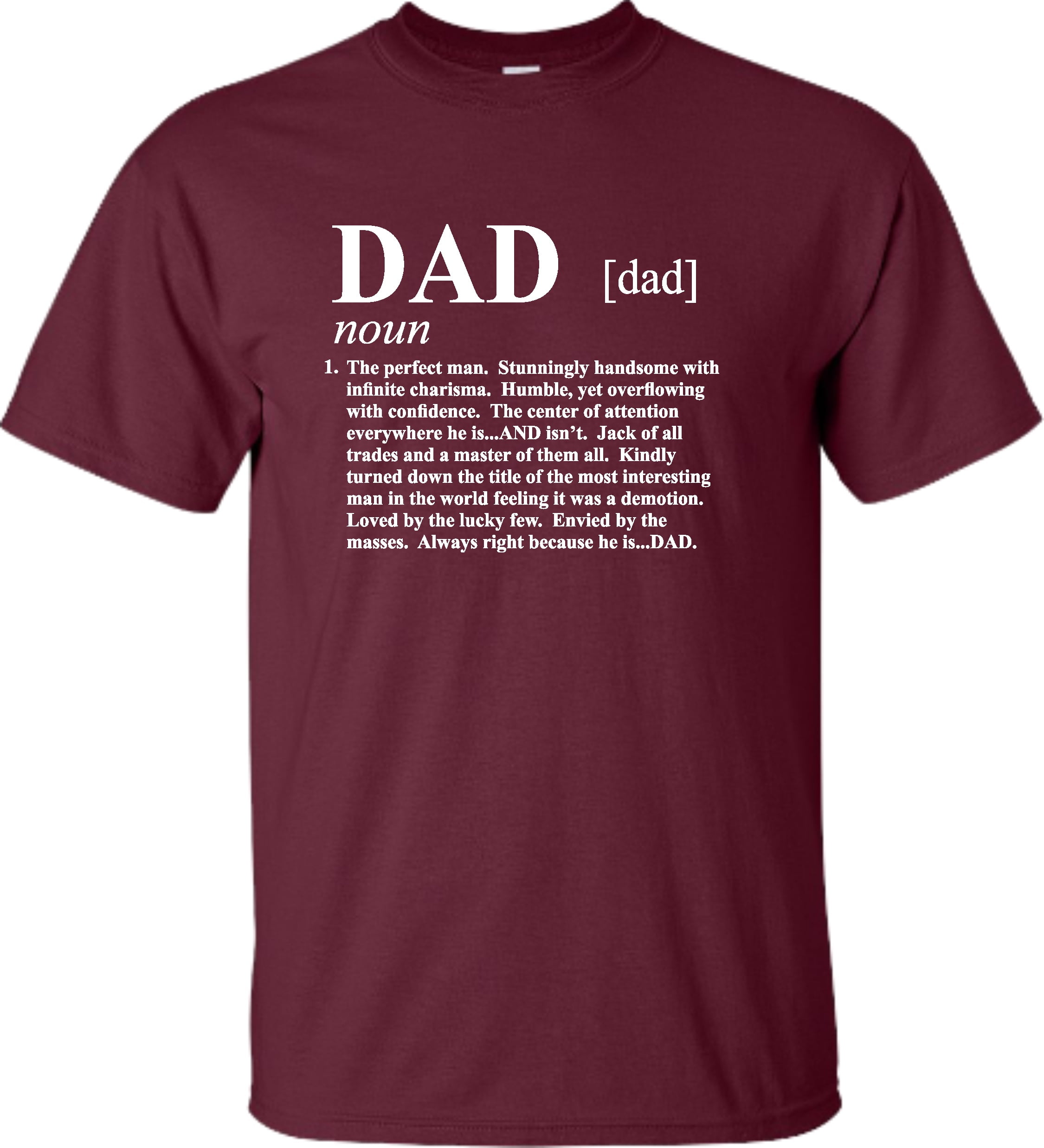 Adult Definition Of Dad Funny Father's Day T-Shirt - Walmart.com