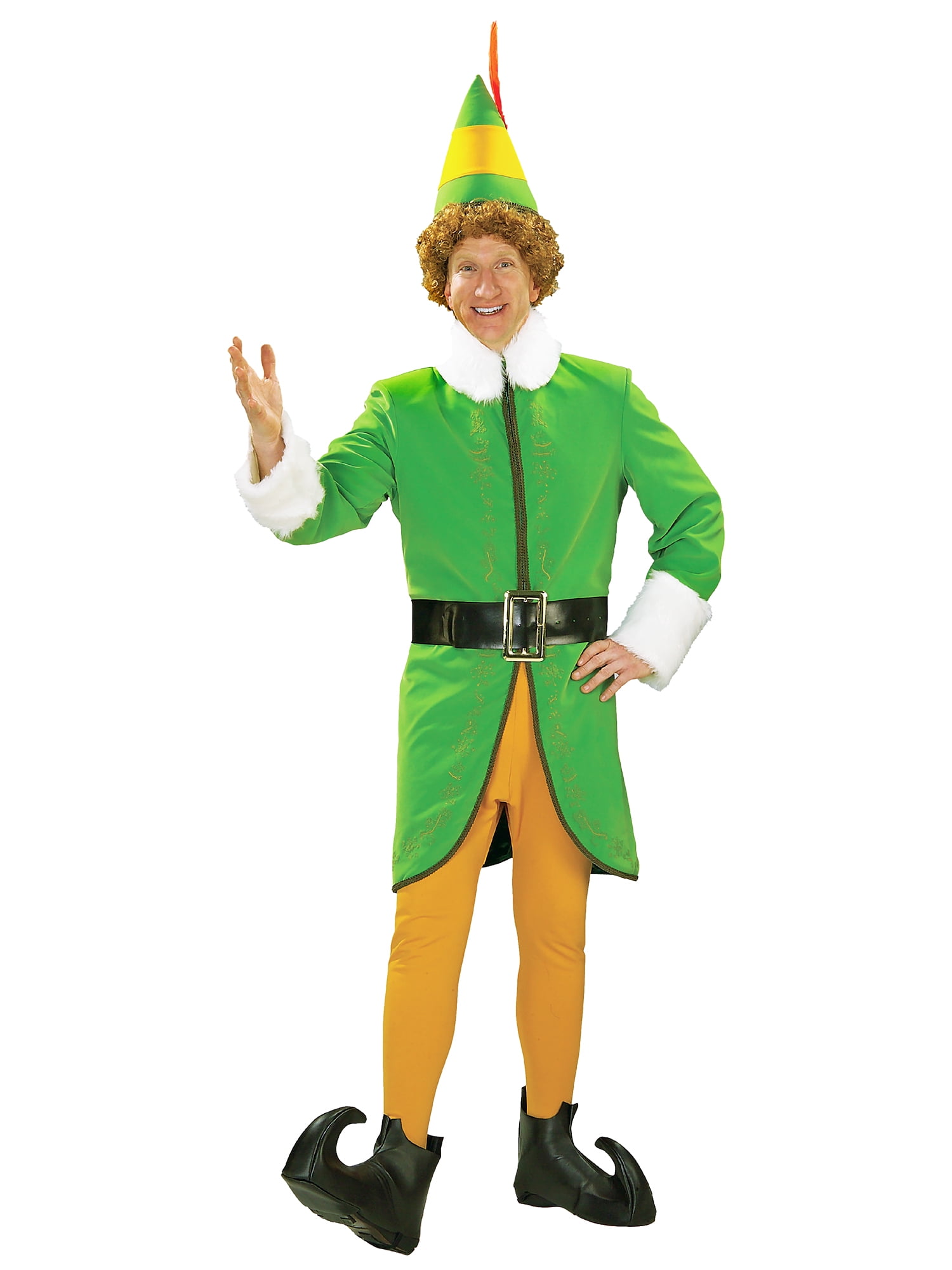 Rubies, Elf costume for adults, Buddy The Elf deluxe, Men's Large ...
