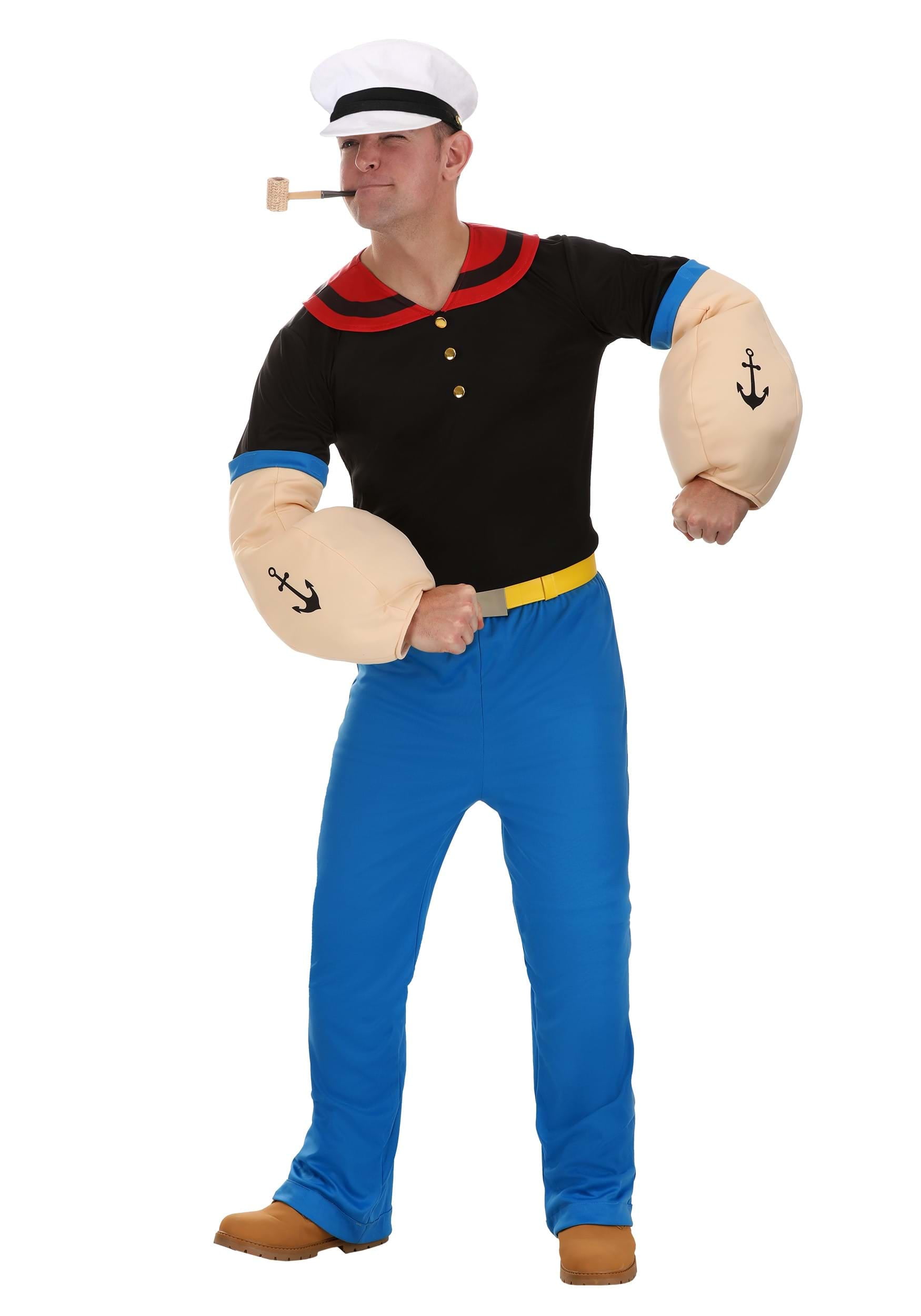 Adult Deluxe Popeye Costume - Walmart.com