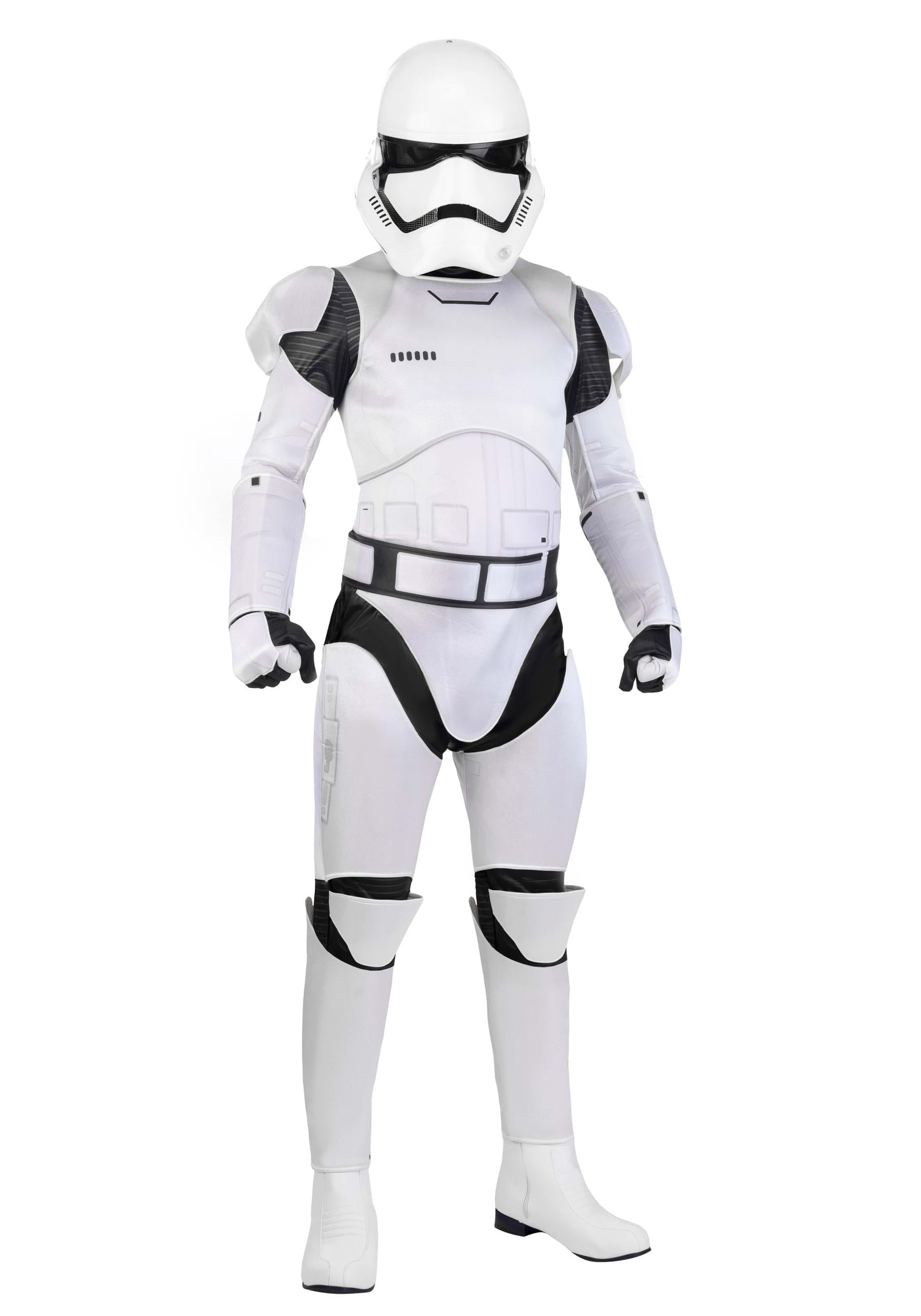 Adult Deluxe Star Wars First Order Stormtrooper Costume - Walmart.com