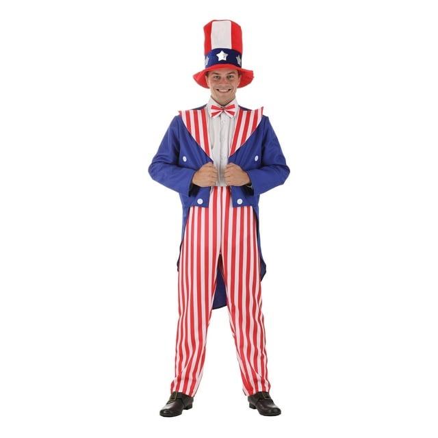 Adult Deluxe Uncle Sam Costume - Walmart.com
