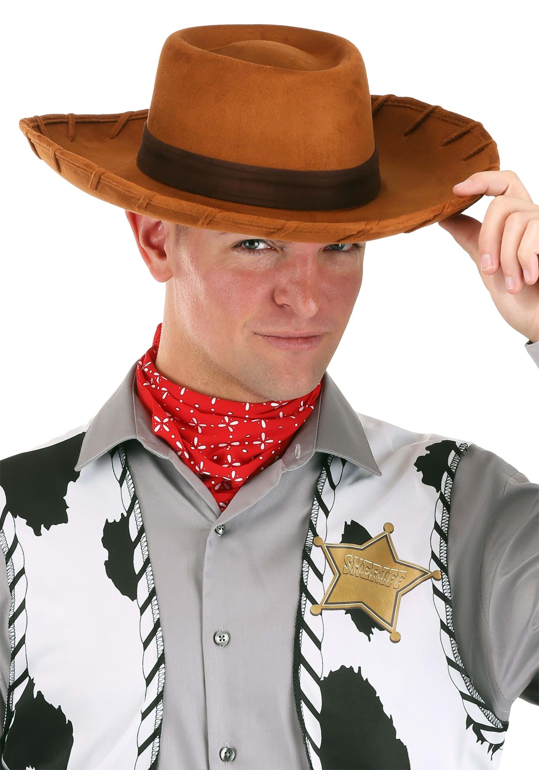 FUN Costumes, Adult Deluxe Woody Cowboy Hat, Size Adjustable - Walmart.com
